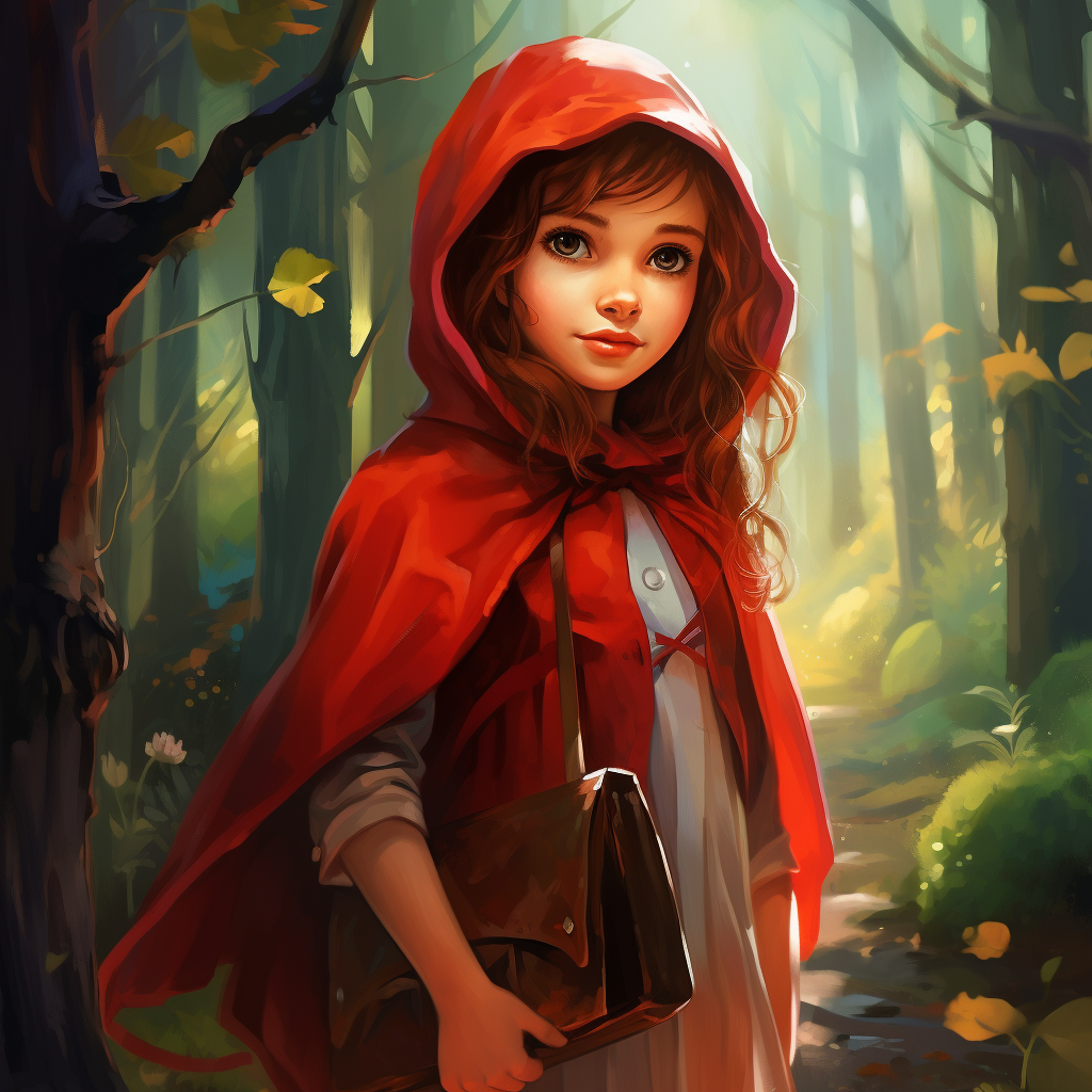 Roodkapje in het Bos – Happy Painting
