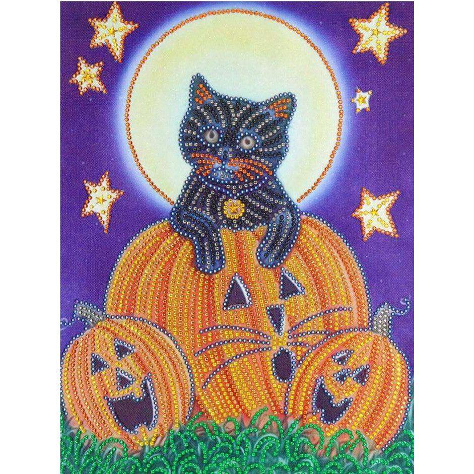 Katje & Pompoenen | 30 x 40 cm Diamond Painting | Happy Painting